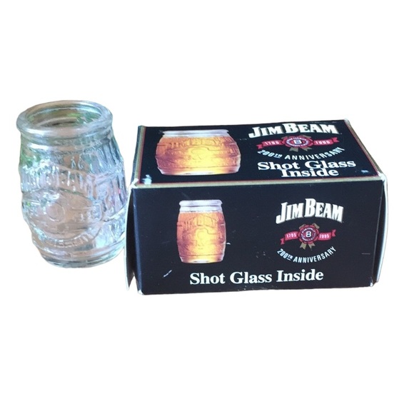 Accents | Jim Bean 20th Anniversary Shot Glass | Poshmark